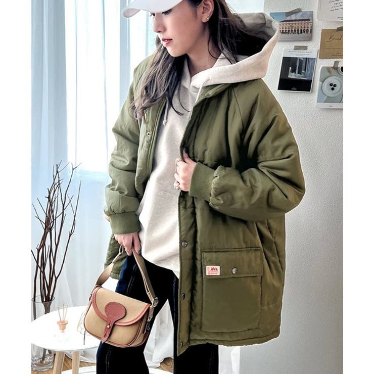 《JaVaジャバ コラボ》ラフだけど品良く。中綿bigシルエットブルゾン[品番：WZ000004189]｜Classical Elf （クラシカルエルフ）のレディースファッション通販 ...