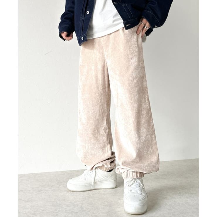 絶妙な抜け感をプラス。セットアップが楽しめるJAVA刺繍ヴィンテージベロアパンツ…[品番：WZ000004846]｜Classical Elf Men（クラシカルエルフ メン）のメンズ ...