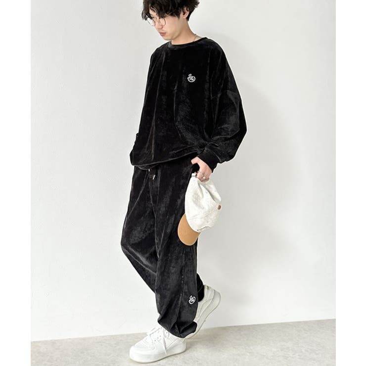 絶妙な抜け感をプラス。セットアップが楽しめるJAVA刺繍ヴィンテージベロアパンツ…[品番：WZ000004846]｜Classical Elf Men（クラシカルエルフ メン）のメンズ ...