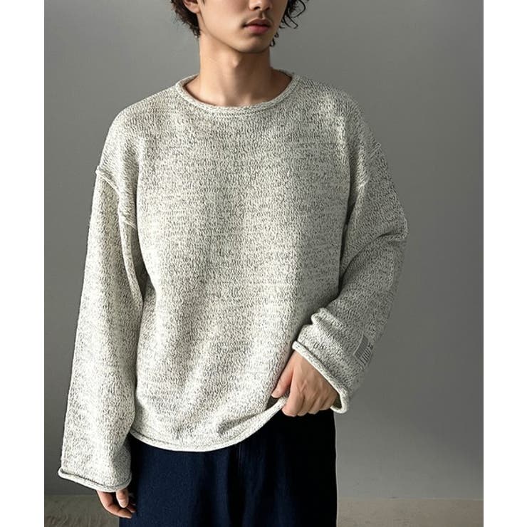 《Javaジャバコラボ》こなれシルエット。ロールネックミックスカラーニット[品番：WZ000005449]｜Classical Elf Men（クラシカルエルフ メン）のメンズファッション通販 ...