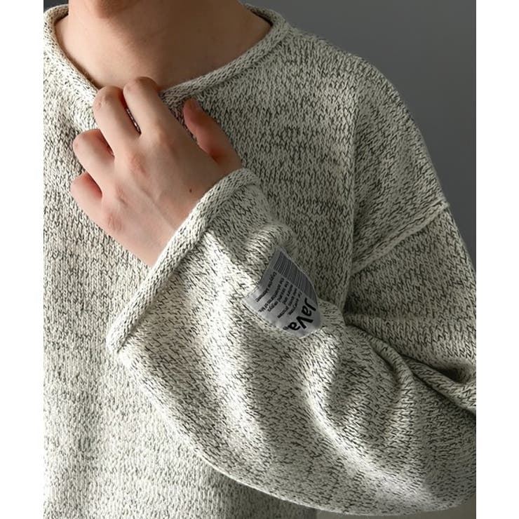 《Javaジャバコラボ》こなれシルエット。ロールネックミックスカラーニット[品番：WZ000005449]｜Classical Elf Men（クラシカルエルフ メン）のメンズファッション通販 ...