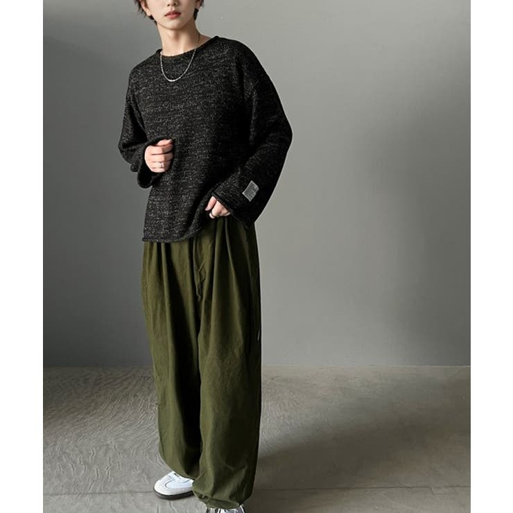 《Javaジャバコラボ》こなれシルエット。ロールネックミックスカラーニット[品番：WZ000005449]｜Classical Elf Men（クラシカルエルフ メン）のメンズファッション通販 ...