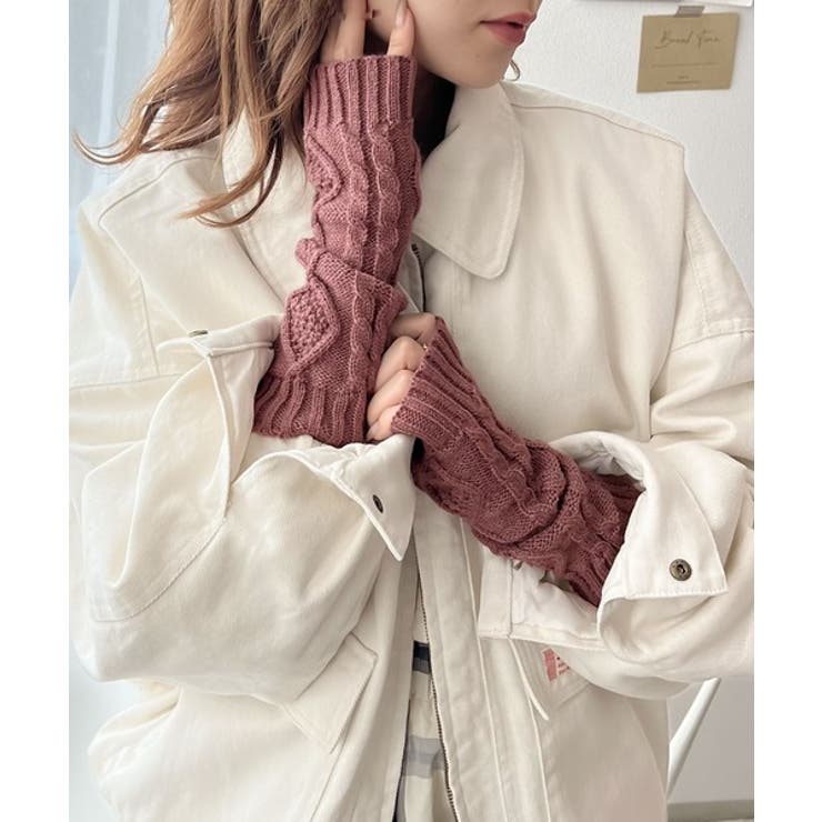 《JaVaジャバ コラボ》最旬！カラバリ豊富、指ぬきニットアームウォーマー[品番：WZ000004392]｜Classical Elf （クラシカルエルフ）のレディースファッション通販 ...