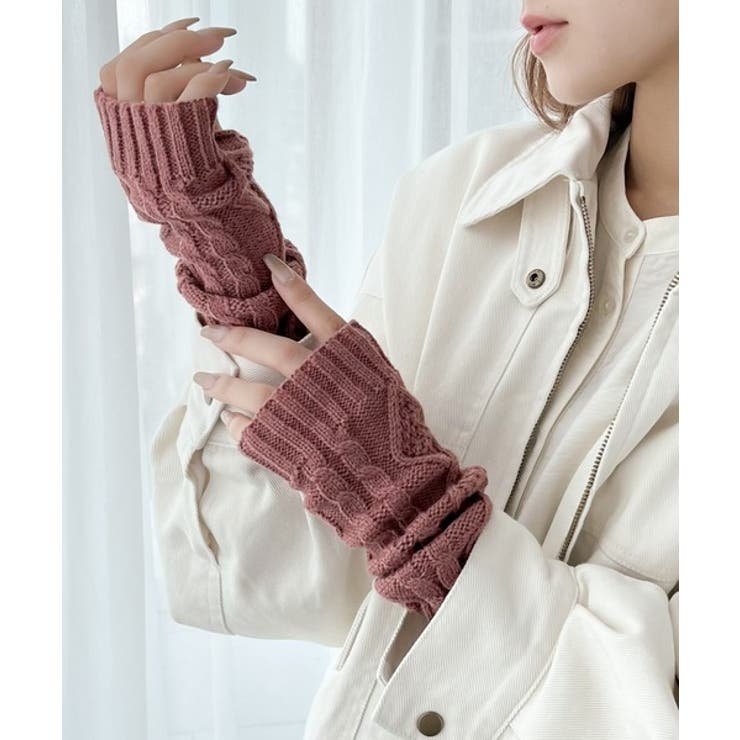 《JaVaジャバ コラボ》最旬！カラバリ豊富、指ぬきニットアームウォーマー[品番：WZ000004392]｜Classical Elf （クラシカルエルフ）のレディースファッション通販 ...