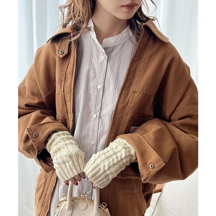 《JaVaジャバ コラボ》最旬！カラバリ豊富、指ぬきニットアームウォーマー[品番：WZ000004392]｜Classical Elf （クラシカルエルフ）のレディースファッション通販 ...