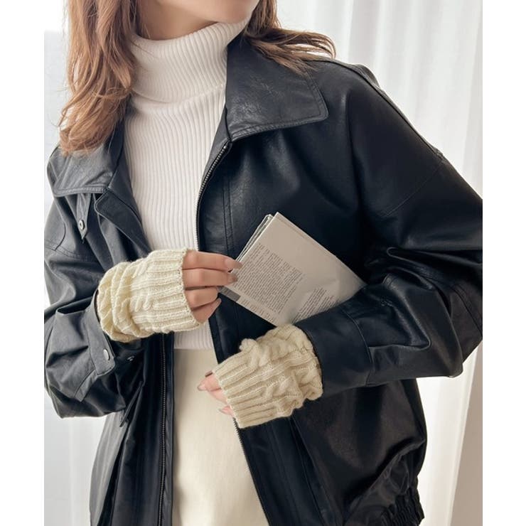 《JaVaジャバ コラボ》最旬！カラバリ豊富、指ぬきニットアームウォーマー[品番：WZ000004392]｜Classical Elf （クラシカルエルフ）のレディースファッション通販 ...