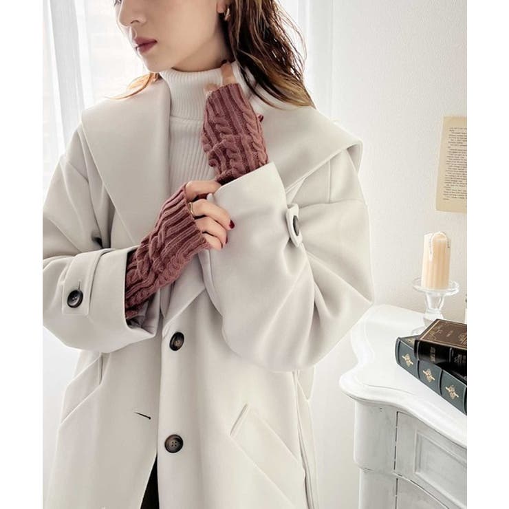 《JaVaジャバ コラボ》最旬！カラバリ豊富、指ぬきニットアームウォーマー[品番：WZ000004392]｜Classical Elf （クラシカルエルフ）のレディースファッション通販 ...