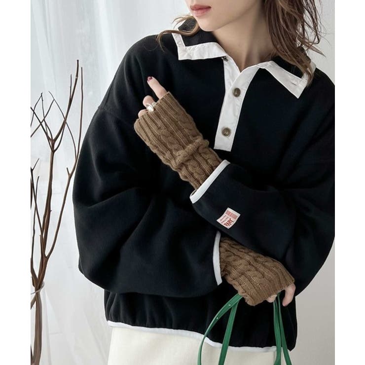 《JaVaジャバ コラボ》最旬！カラバリ豊富、指ぬきニットアームウォーマー[品番：WZ000004392]｜Classical Elf （クラシカルエルフ）のレディースファッション通販 ...