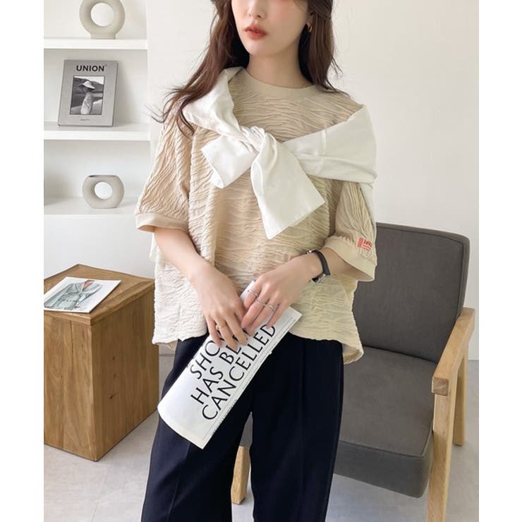 《JaVa ジャバコラボ》こなれ上級見え。ふくれジャガードドルマンプルオーバー[品番：WZ000004604]｜Classical Elf （クラシカルエルフ）のレディースファッション通販 ...