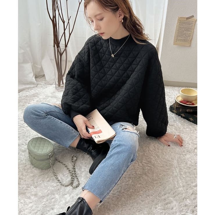 《JaVaジャバ コラボ》ふっくら暖か。三角キルティングオーバートップス[品番：WZ000004400]｜Classical Elf （クラシカルエルフ）のレディースファッション通販 ...