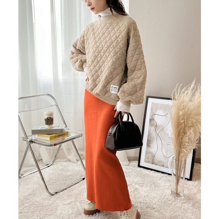 《JaVaジャバ コラボ》ふっくら暖か。三角キルティングオーバートップス[品番：WZ000004400]｜Classical Elf （クラシカルエルフ）のレディースファッション通販 ...