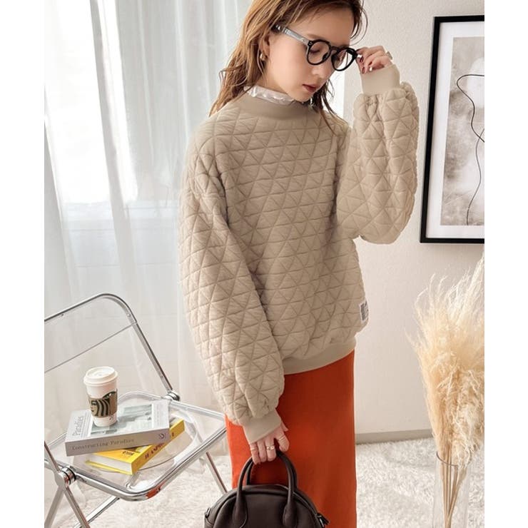 《JaVaジャバ コラボ》ふっくら暖か。三角キルティングオーバートップス[品番：WZ000004400]｜Classical Elf （クラシカルエルフ）のレディースファッション通販 ...