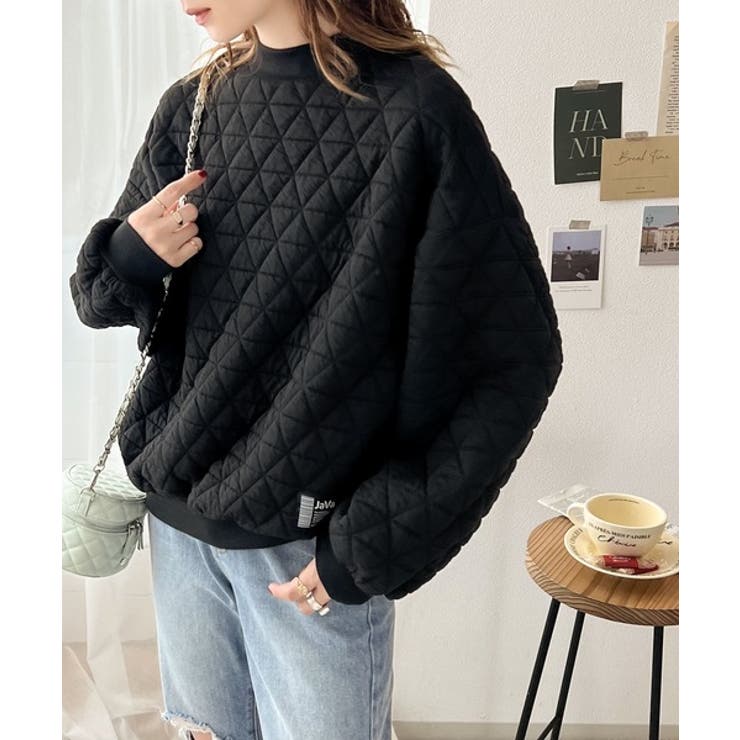 《JaVaジャバ コラボ》ふっくら暖か。三角キルティングオーバートップス[品番：WZ000004400]｜Classical Elf （クラシカルエルフ）のレディースファッション通販 ...