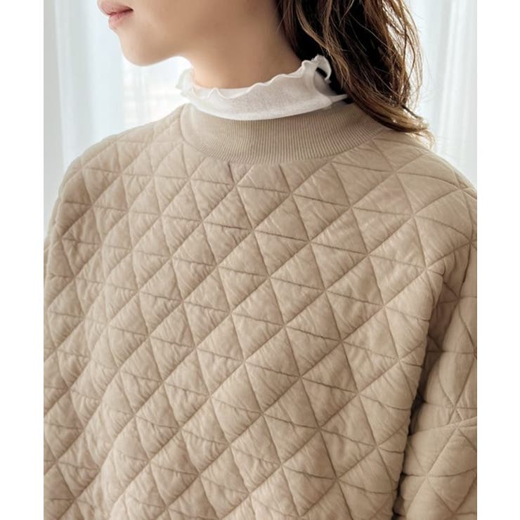 《JaVaジャバ コラボ》ふっくら暖か。三角キルティングオーバートップス[品番：WZ000004400]｜Classical Elf （クラシカルエルフ）のレディースファッション通販 ...