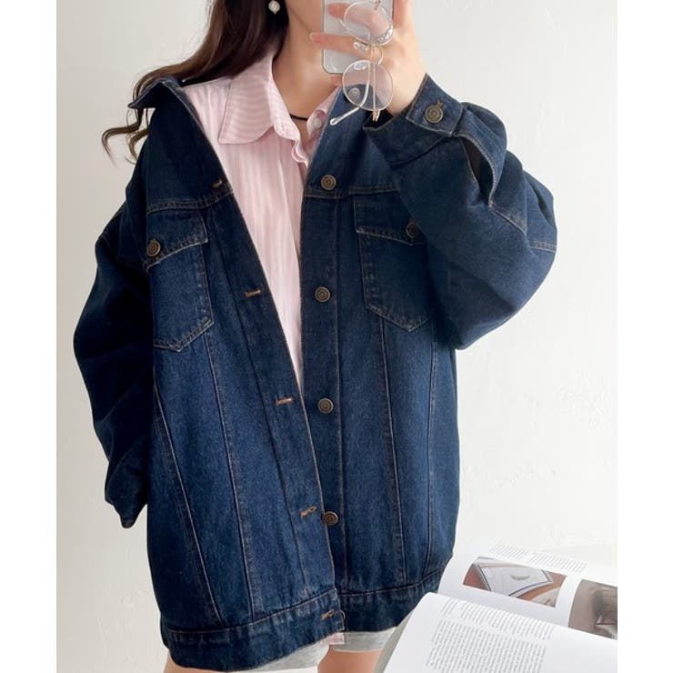 《Javaジャバコラボ》ゆるっとラフシルエット 裏キルティングBigデニムJK[品番：WZ000004808]｜Classical Elf （クラシカルエルフ）のレディースファッション通販 ...