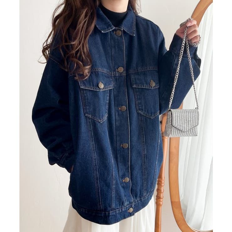 《Javaジャバコラボ》ゆるっとラフシルエット 裏キルティングBigデニムJK[品番：WZ000004808]｜Classical Elf （クラシカルエルフ）のレディースファッション通販 ...