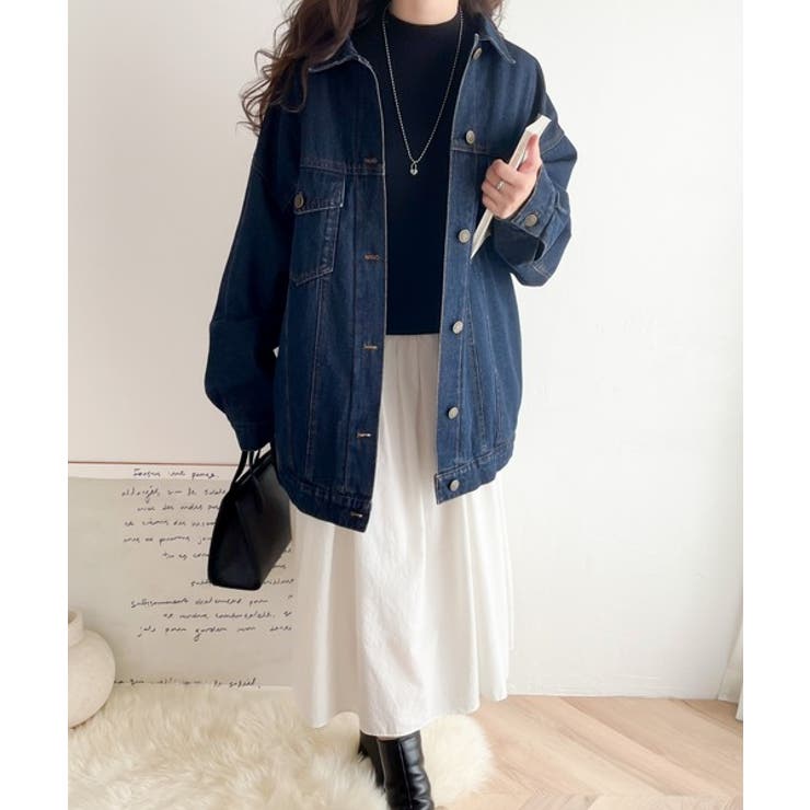 《Javaジャバコラボ》ゆるっとラフシルエット 裏キルティングBigデニムJK[品番：WZ000004808]｜Classical Elf （クラシカルエルフ）のレディースファッション通販 ...