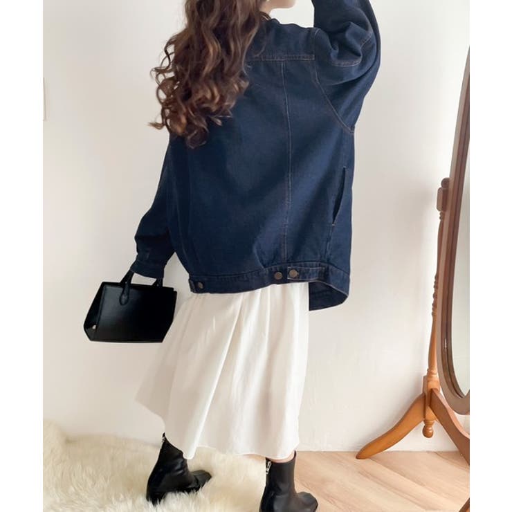 《Javaジャバコラボ》ゆるっとラフシルエット 裏キルティングBigデニムJK[品番：WZ000004808]｜Classical Elf （クラシカルエルフ）のレディースファッション通販 ...