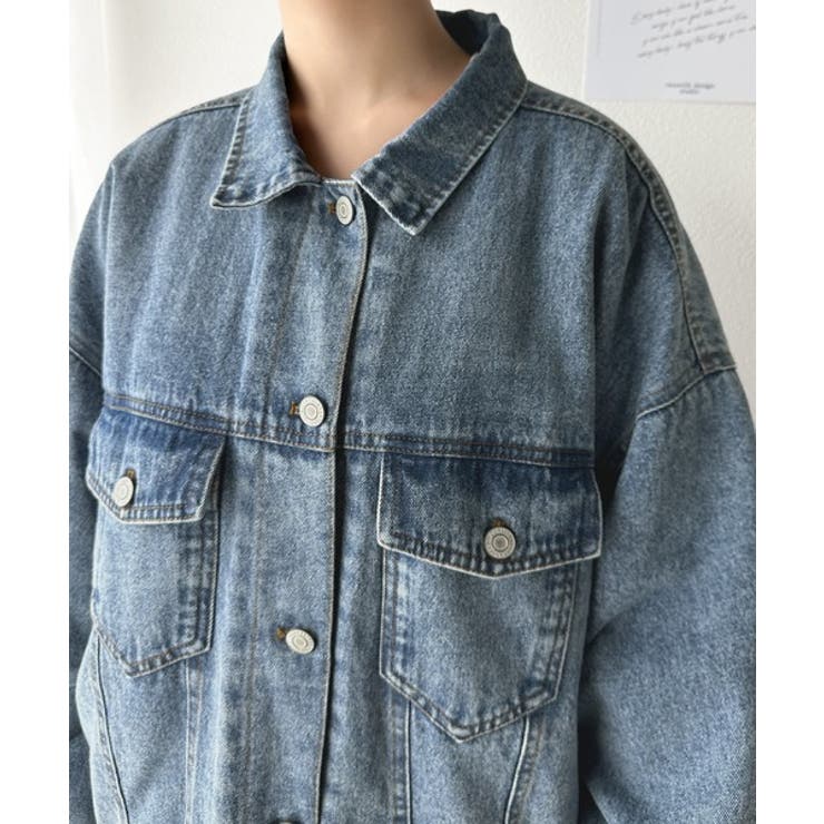 《Javaジャバコラボ》ゆるっとラフシルエット 裏キルティングBigデニムJK[品番：WZ000004808]｜Classical Elf （クラシカルエルフ）のレディースファッション通販 ...