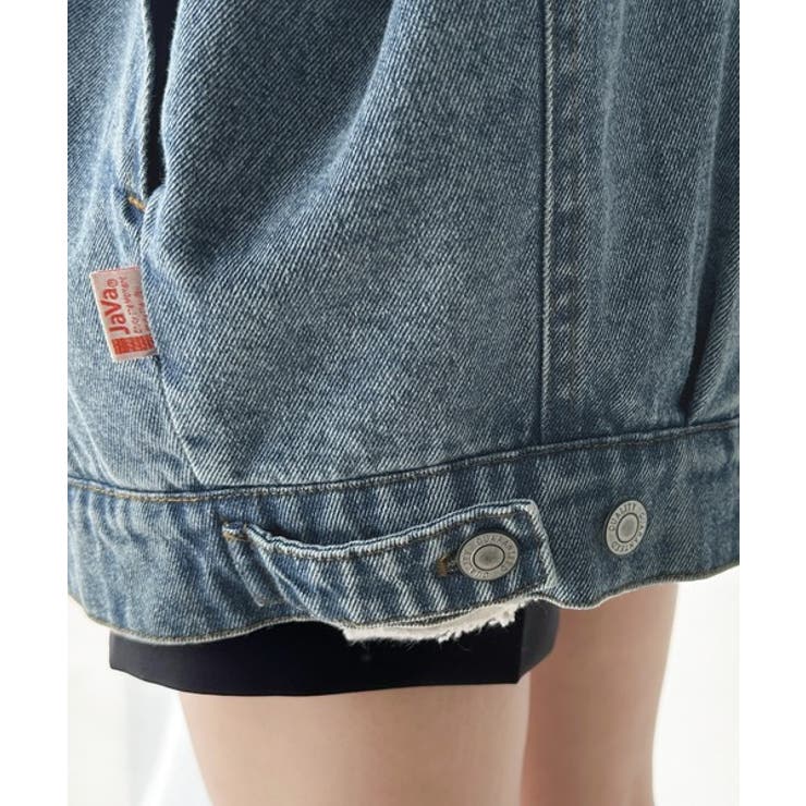 《Javaジャバコラボ》ゆるっとラフシルエット 裏キルティングBigデニムJK[品番：WZ000004808]｜Classical Elf （クラシカルエルフ）のレディースファッション通販 ...