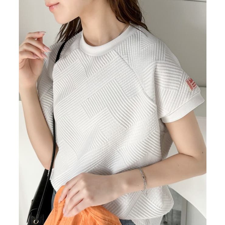 《JaVa ジャバコラボ》大人の上級見え。斜めストライプ柄ラグランTee[品番：WZ000004658]｜Classical Elf （クラシカルエルフ）のレディースファッション通販 ...