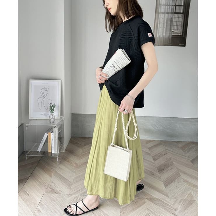 《JaVa ジャバコラボ》大人の上級見え。斜めストライプ柄ラグランTee[品番：WZ000004658]｜Classical Elf （クラシカルエルフ）のレディースファッション通販 ...