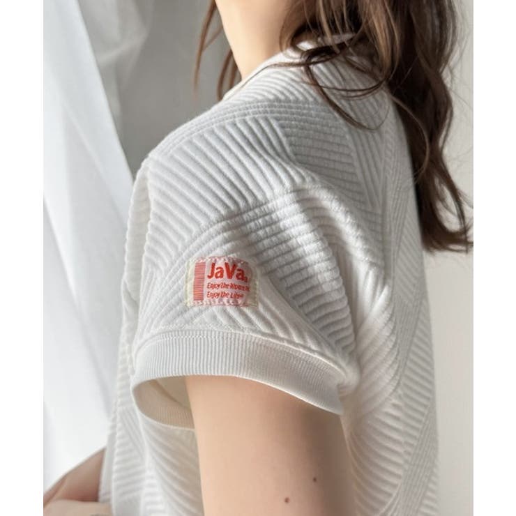 《JaVa ジャバコラボ》大人の上級見え。斜めストライプ柄ラグランTee[品番：WZ000004658]｜Classical Elf （クラシカルエルフ）のレディースファッション通販 ...