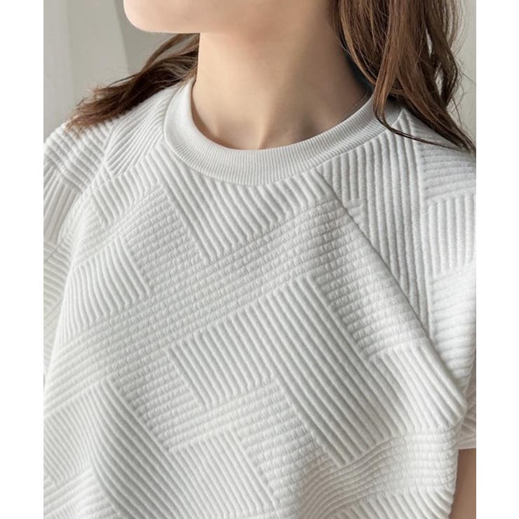 《JaVa ジャバコラボ》大人の上級見え。斜めストライプ柄ラグランTee[品番：WZ000004658]｜Classical Elf （クラシカルエルフ）のレディースファッション通販 ...