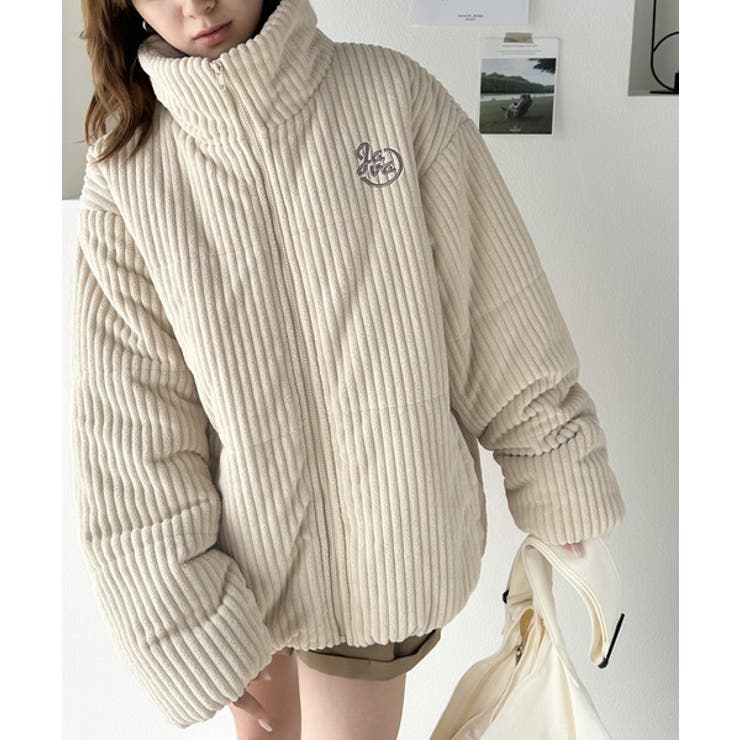 《Javaジャバコラボ》たっぷりもこもこ感。JAVA刺繍中綿コールJK[品番：WZ000004810]｜Classical Elf （クラシカルエルフ）のレディースファッション通販 ...