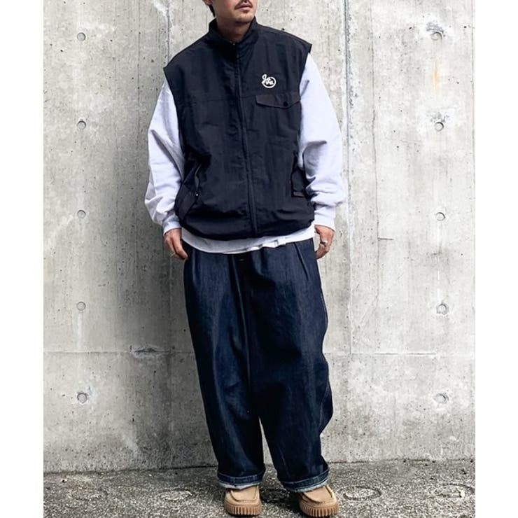《JaVa ジャバコラボ》大人カジュアル フラップポケットナイロンジップベスト[品番：WZ000004983]｜Classical Elf Men（クラシカルエルフ メン）のメンズファッション ...