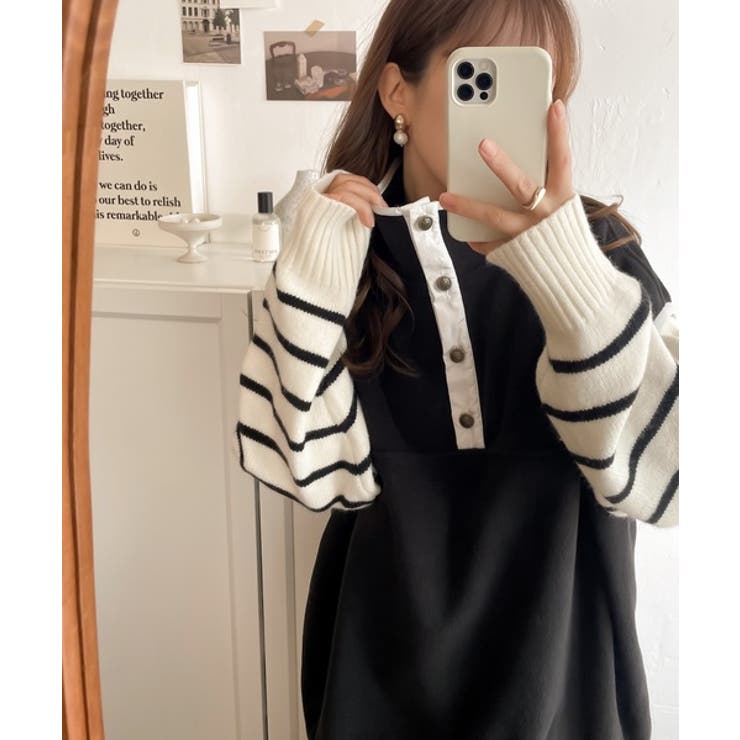 《JaVa ジャバ別注》劇的にアカ抜け！あったか配色フリースベスト[品番：WZ000004447]｜Classical Elf （クラシカルエルフ）のレディースファッション通販｜【毎日送料無料 ...