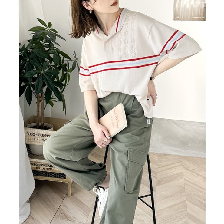 《JaVaジャバ 別注》大人のヴィンテージライク。レトロボーダーニットトップス[品番：WZ000004668]｜Classical Elf （クラシカルエルフ）のレディースファッション通販 ...