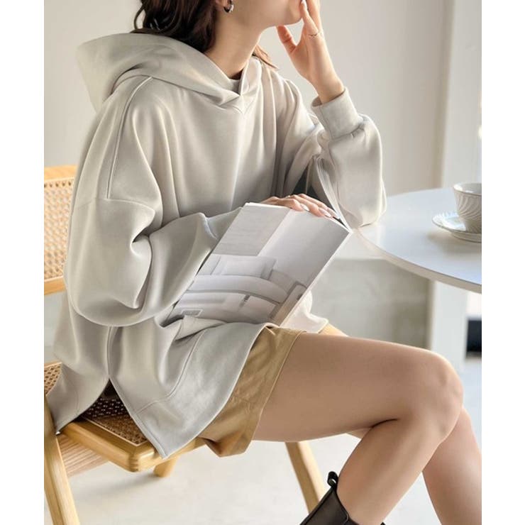 《JaVaジャバ コラボ》大人カジュアル。ダンボールニットリブパーカー[品番：WZ000004484]｜Classical Elf （クラシカルエルフ）のレディースファッション通販 ...