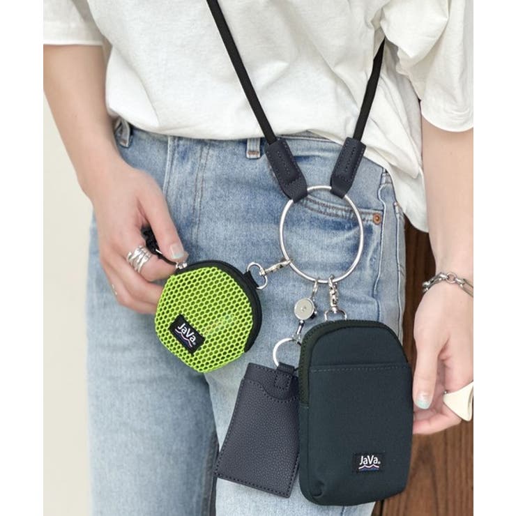 《JaVa ジャバコラボ》アクセント映え＆実用性抜群。タフロープ3連ポーチ[品番：WZ000004623]｜Classical Elf （クラシカルエルフ）のレディースファッション通販 ...
