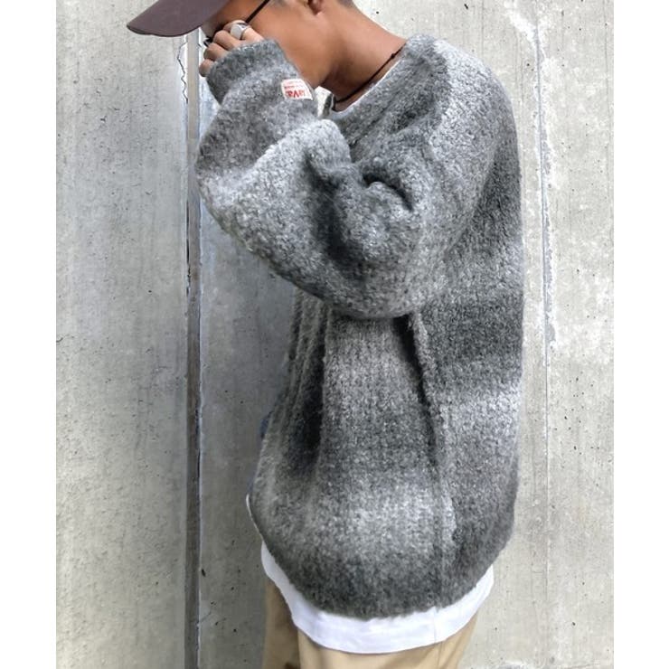 《Javaジャバコラボ》大人配色グラデーションクルーネックニット[品番：WZ000004860]｜Classical Elf Men（クラシカルエルフ メン）のメンズファッション通販 ...