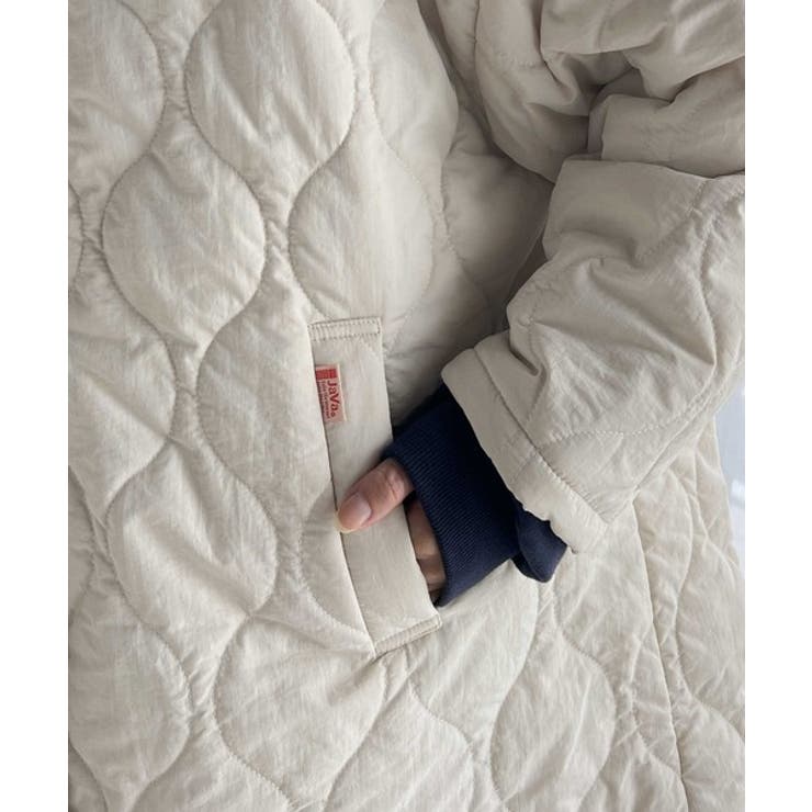 《Java ジャバコラボ》大人のこなれ感。キルティング中綿フード付きブルゾン[品番：WZ000004800]｜Classical Elf （クラシカルエルフ）のレディースファッション通販 ...