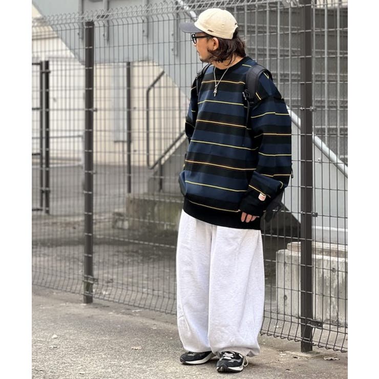 《JaVaジャバ コラボ》レトロ魅せ。マルチボーダーオーバーサイズニット[品番：WZ000004460]｜Classical Elf Men（クラシカルエルフ メン）のメンズファッション通販 ...