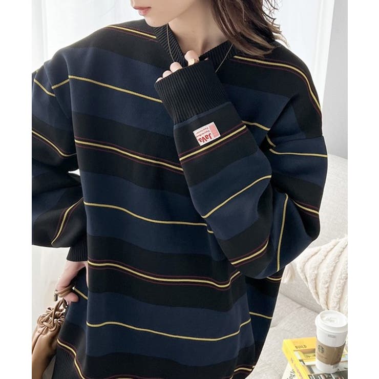 《JaVaジャバ コラボ》レトロ魅せ。マルチボーダーオーバーサイズニット[品番：WZ000004460]｜Classical Elf Men（クラシカルエルフ メン）のメンズファッション通販 ...