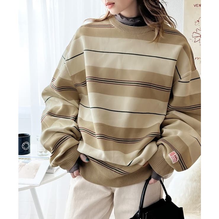 《JaVaジャバ コラボ》レトロ魅せ。マルチボーダーオーバーサイズニット[品番：WZ000004460]｜Classical Elf Men（クラシカルエルフ メン）のメンズファッション通販 ...