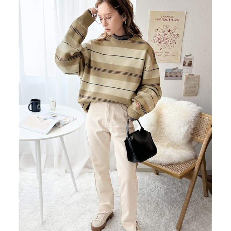 《JaVaジャバ コラボ》レトロ魅せ。マルチボーダーオーバーサイズニット[品番：WZ000004460]｜Classical Elf Men（クラシカルエルフ メン）のメンズファッション通販 ...