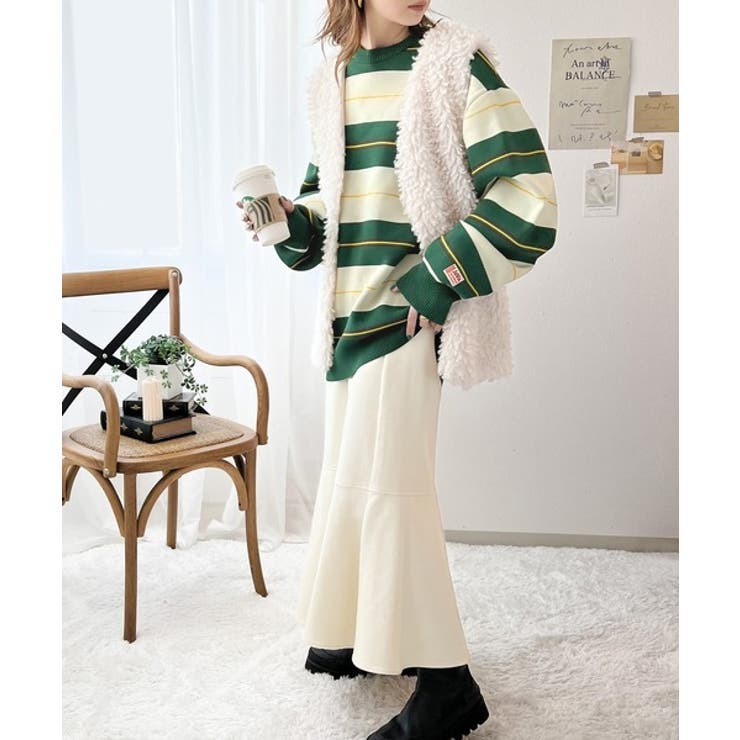 《JaVaジャバ コラボ》レトロ魅せ。マルチボーダーオーバーサイズニット[品番：WZ000004460]｜Classical Elf Men（クラシカルエルフ メン）のメンズファッション通販 ...