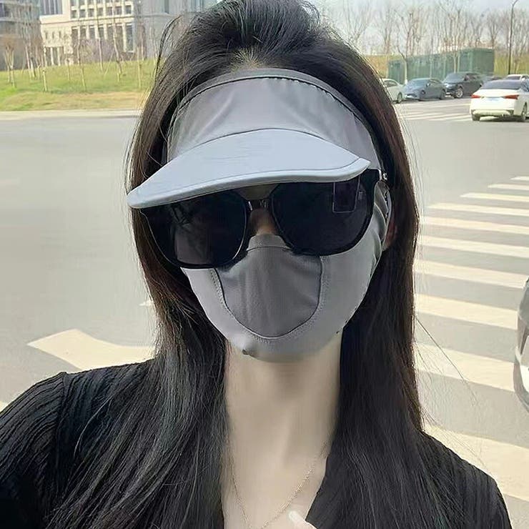 フェイスカバー uvカット つば付きフェイスマスク[品番：COCW0005327]｜COCOMOMO（ココモモ）のレディースファッション通販｜SHOPLIST（ショップリスト）