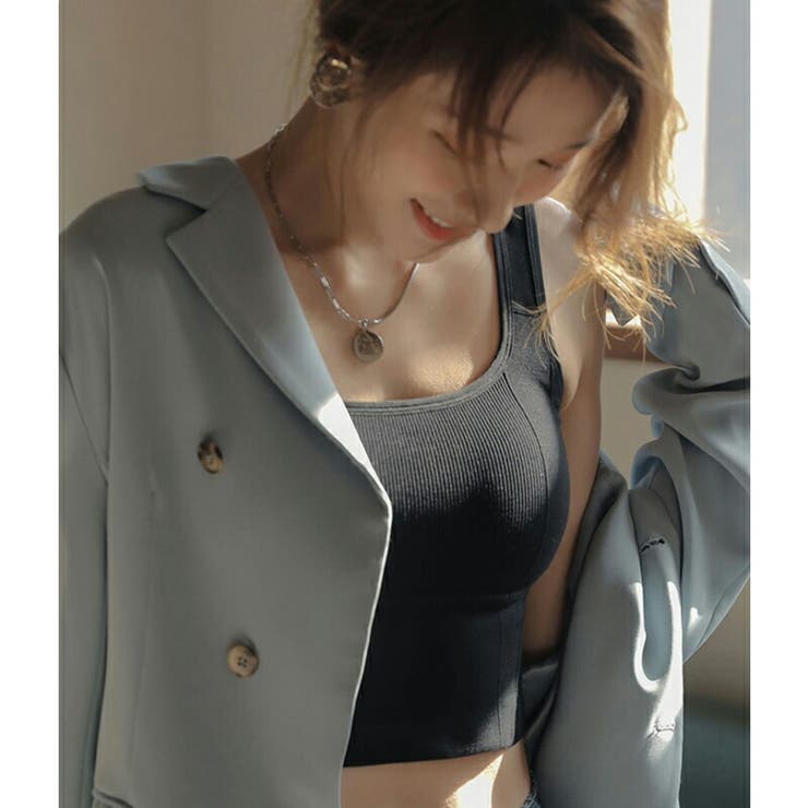 ブラトップ カップ付 ノンワイヤー[品番：COCW0005317]｜COCOMOMO（ココモモ）のレディースファッション通販｜SHOPLIST（ショップリスト）