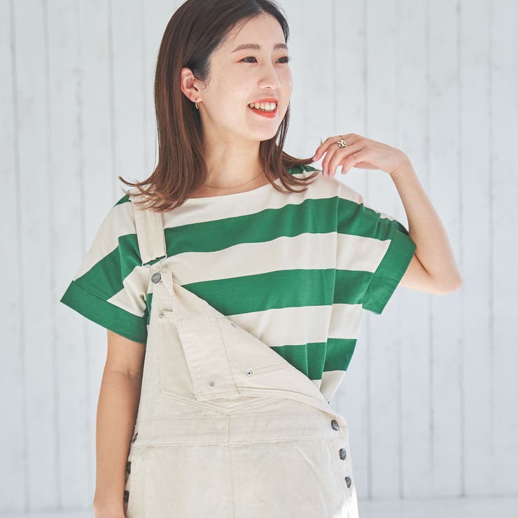 【WEB限定】ワイドボーダーフレンチスリーブTシャツ[品番：COEW0004262]｜coen【women】（コーエン）のレディース ...