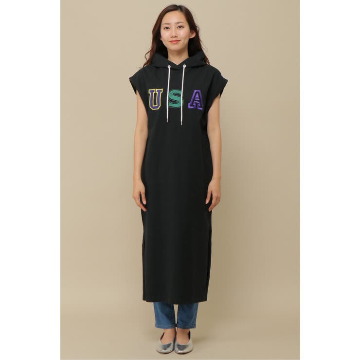 Champion フードスリーブレスワンピース[品番：IKAW0007839]｜ikka （イッカ）のレディースファッション通販 ...