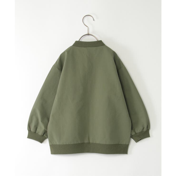 グログランボリュームMA-1（120~160cm）[品番：IKAW0020019]｜ikka （イッカ）のキッズファッション通販｜SHOPLIST（ショップリスト）