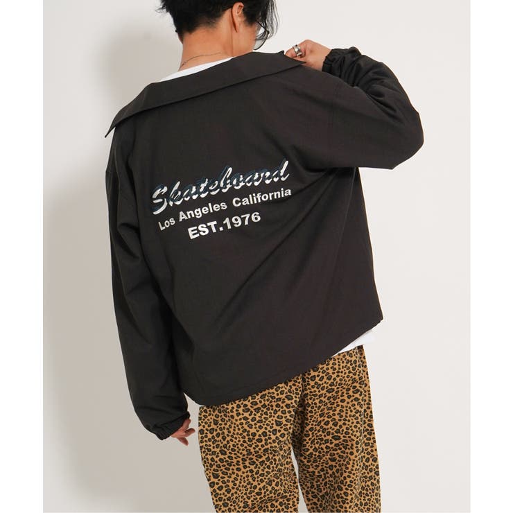 VISION STREET WEAR ロゴ刺繍コーチジャケット[品番 VISION STREET WEAR ロゴ刺繍コーチジャケット[品番