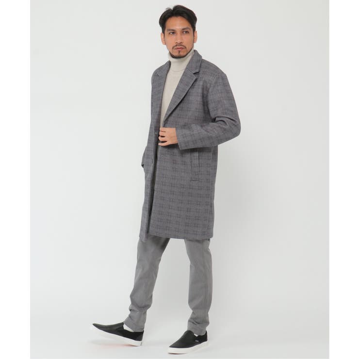 メルトンストレッチチェスターコート[品番：IKAW0014549]｜ikka