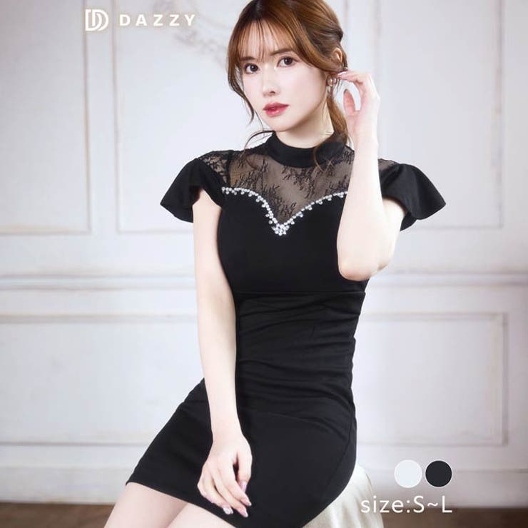 キャバ ドレス フリル[品番：DY000024398]｜Dazzy（デイジー）のレディースファッション通販｜SHOPLIST（ショップリスト）