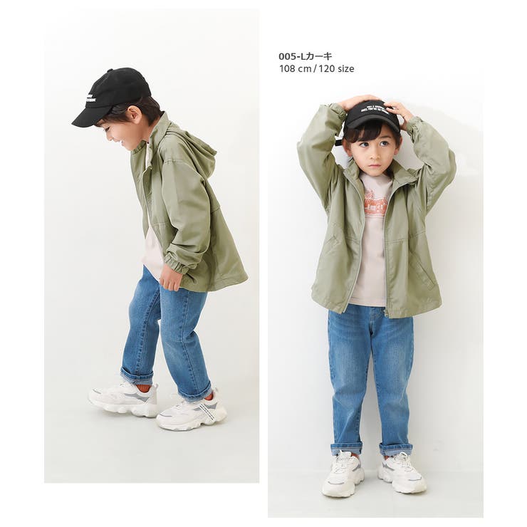 ポケッタブル 撥水 無地＆バイカラーウインドブレーカー[品番：VR000009622]｜devirock（デビロック）のキッズファッション通販｜SHOPLIST（ショップリスト）